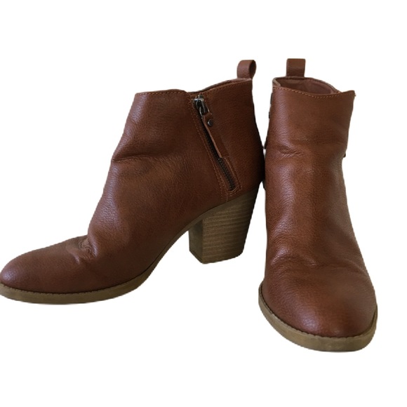 Target | Shoes | Universal Thread Ankle Booties Stacked Heels Dual ...